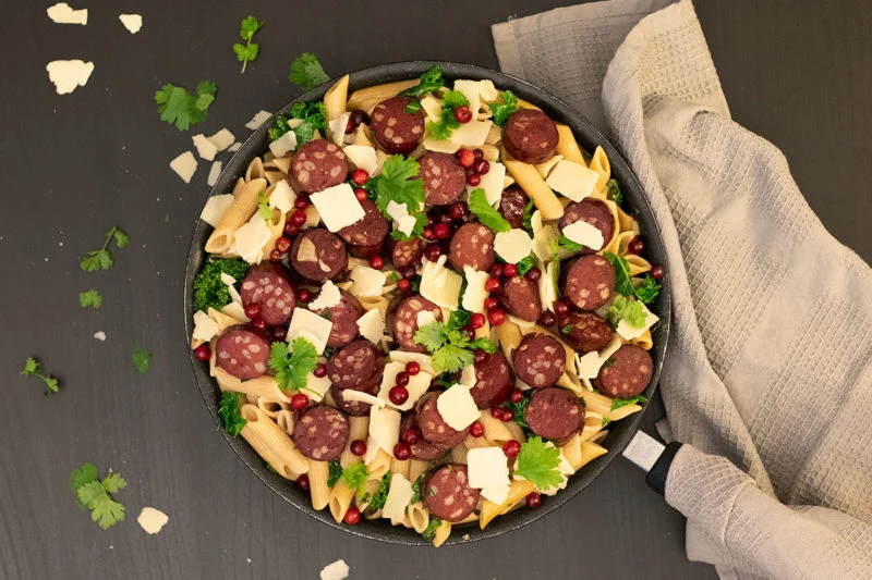 Blood sausage pasta - Lapin Liha