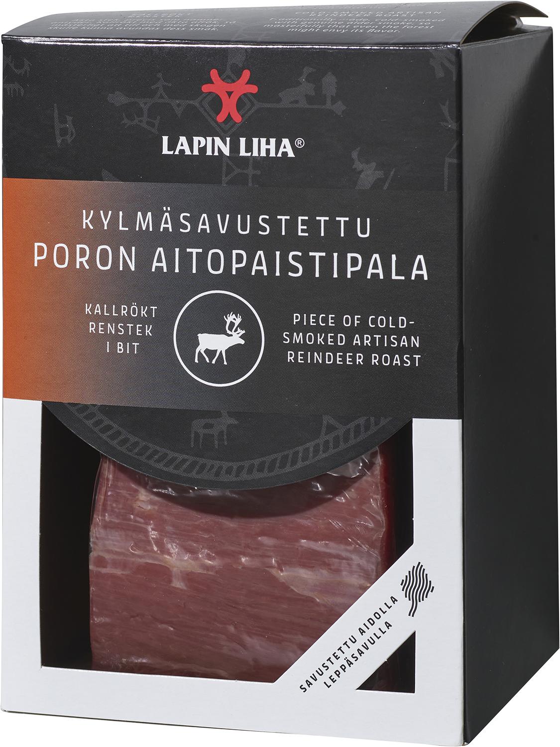 Cold-smoked reindeer roast, piece - Lapin Liha